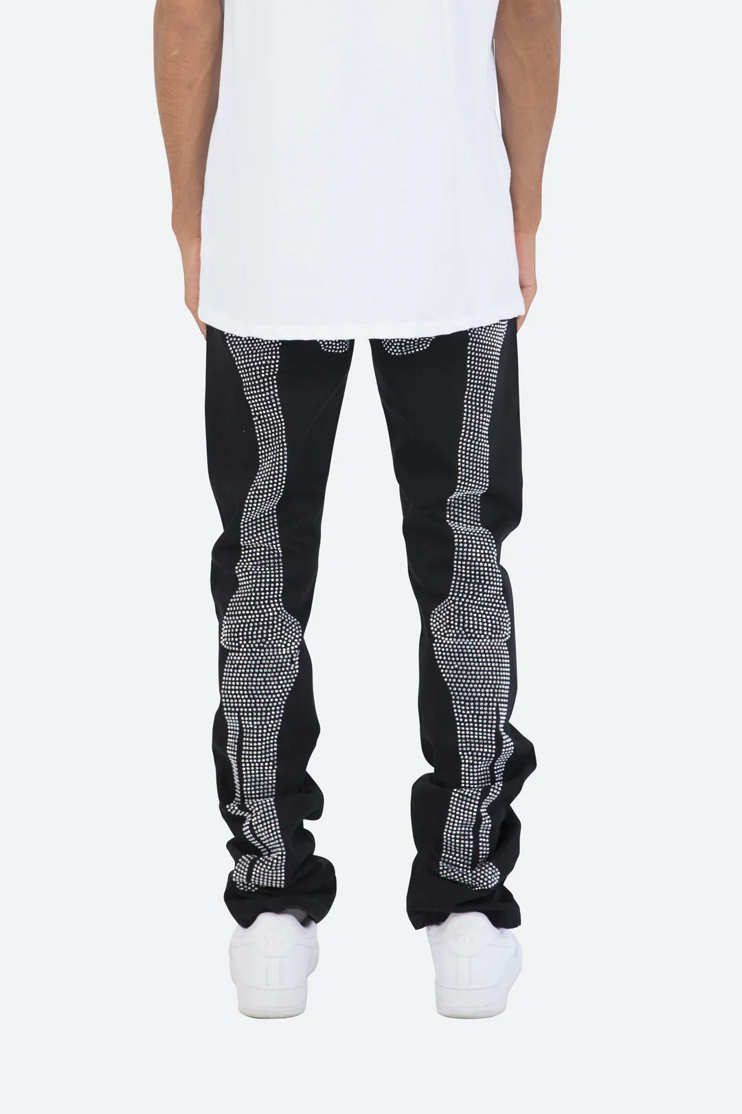 Calça Skeleton Cristal Denim “Black”